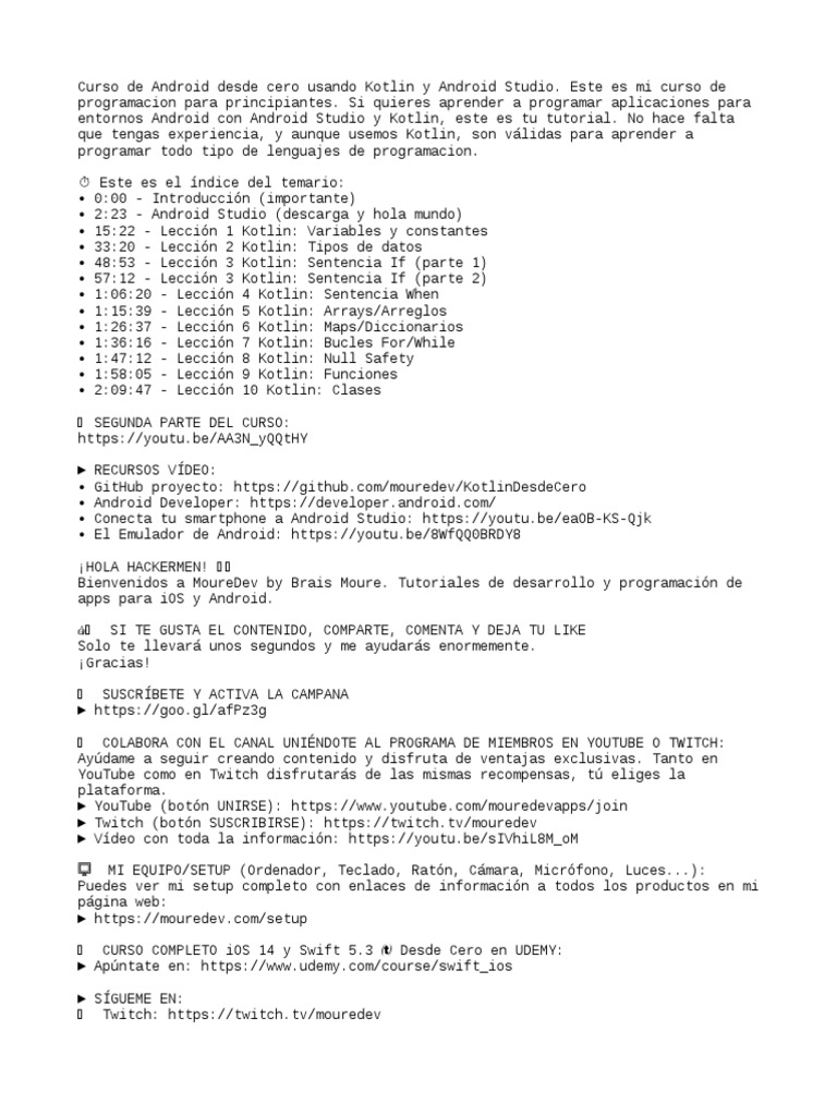Curso completo de desarrollo de aplicaciones Android para principiantes ...