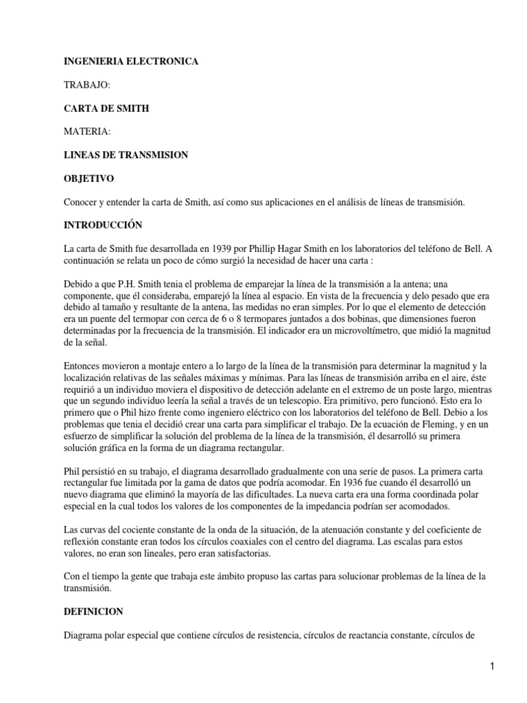 Carta de Smith | PDF