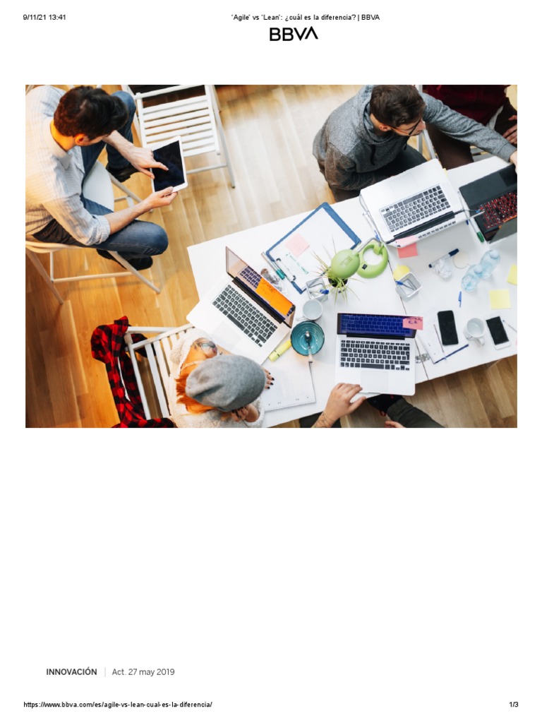 Agile' Vs Lean' - ¿Cuál Es La Diferencia - BBVA | PDF | Calidad ...
