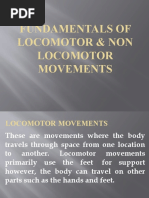 The Basic Natural Movements - Locomotor and Non Locomotor | PDF | Self ...