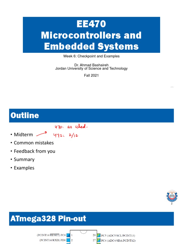 EE470 Microcontrollers and Embedded Systems | PDF | Computer ...
