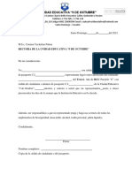 Formato de Solicitud Rector | PDF