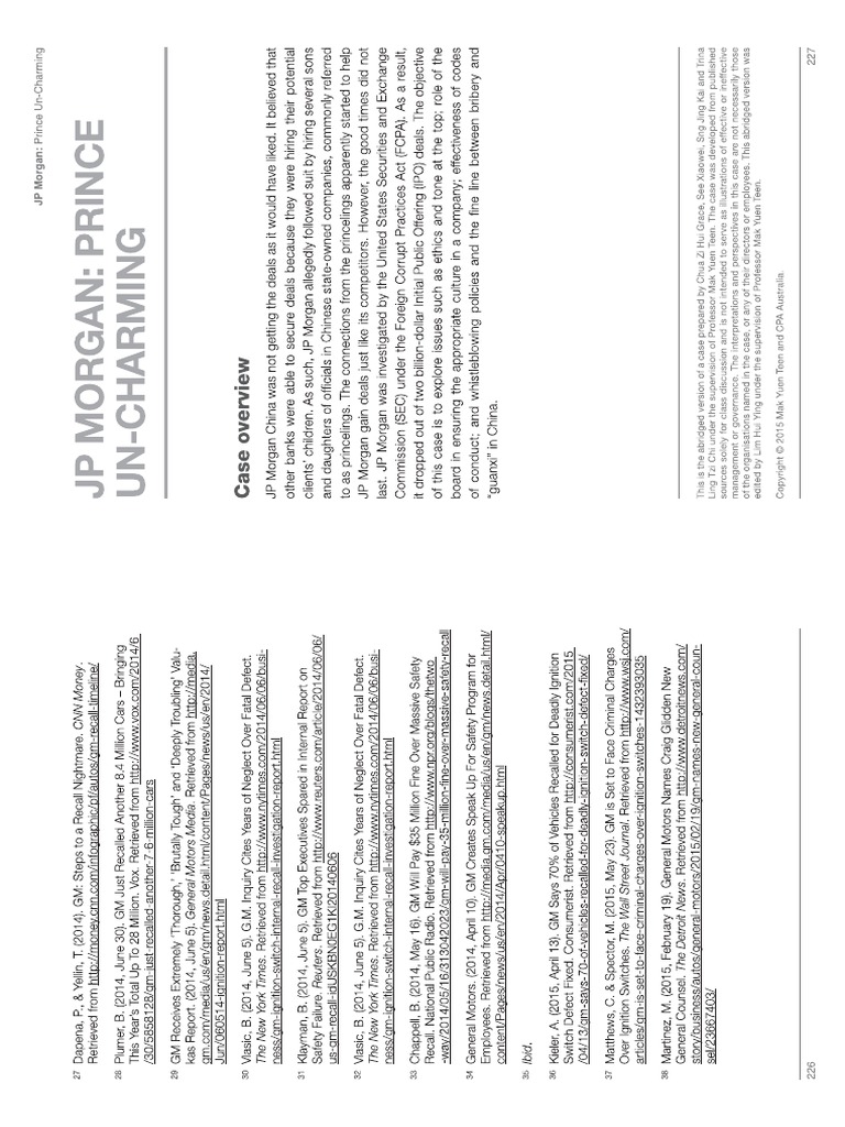 JP Morgan Case Study | PDF