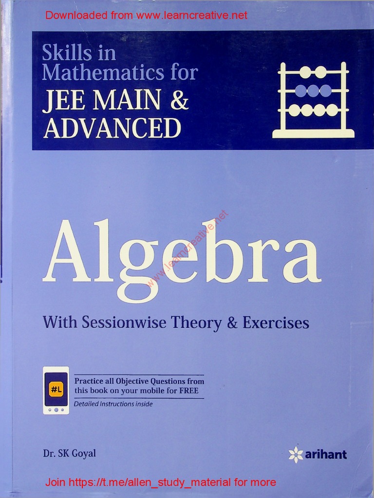 Arihant Skills in Mathematics For JEE Main & Advanced Algebra ...