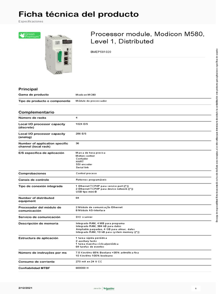 Modicon M580 - EPac - BMEP581020 | PDF | Memoria de acceso aleatorio ... Modicon M580 - EPac - BMEP581020 | PDF | Memoria de acceso aleatorio ...
