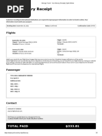 Print Trip and Receipt - Your Trip Details - American Airlines | PDF ...