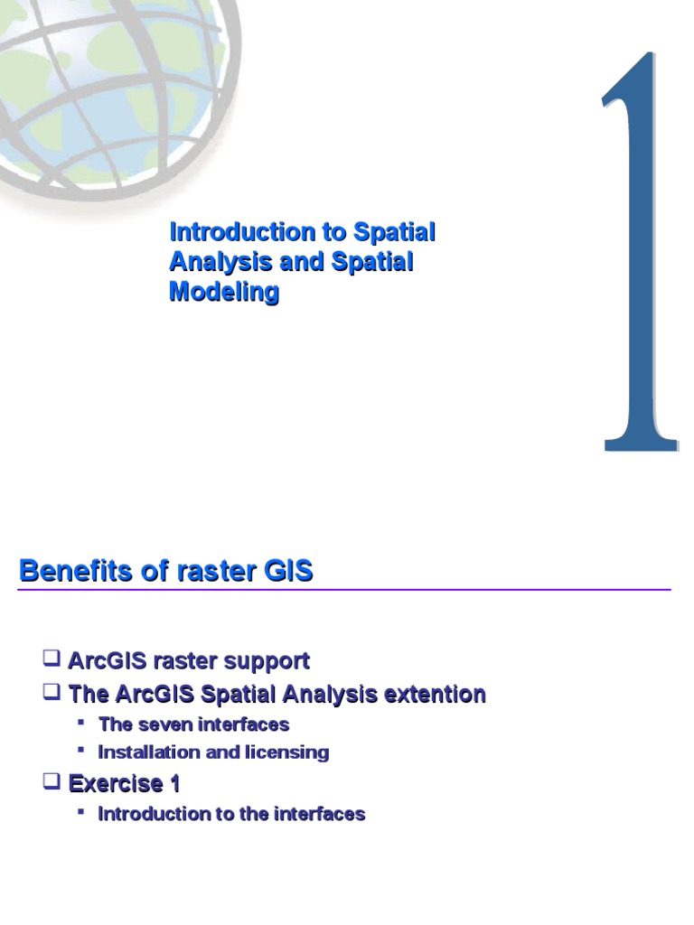 Introduction To Spatial Analysis and Spatial Modeling | PDF | Arc Gis ...