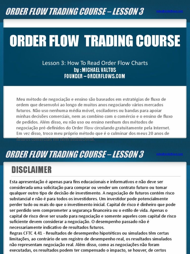 OFTC Lesson 3 - How To Read Order Flow Charts | PDF | Investimentos ...