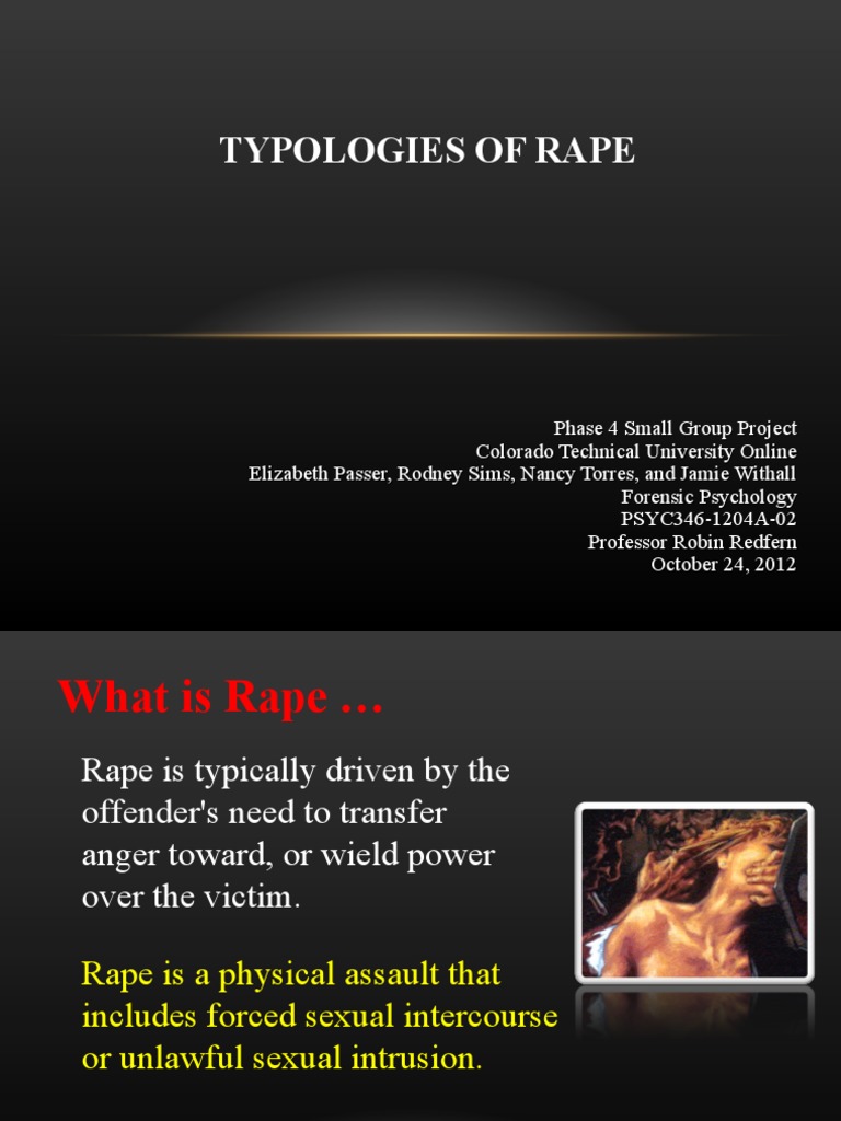 Typologies of Rape | PDF | Rape | Violence