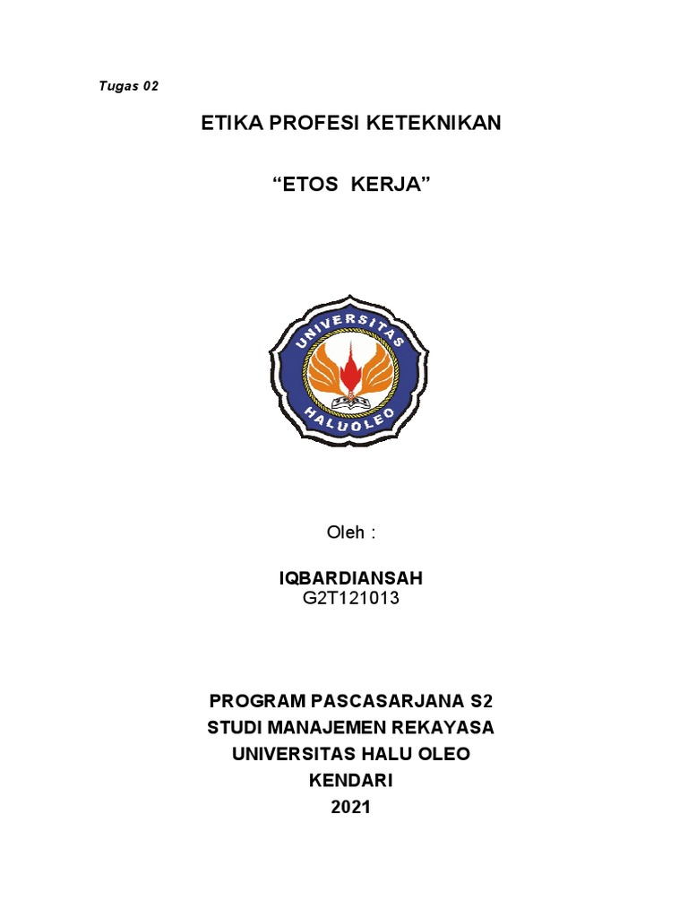 Etos Kerja | PDF