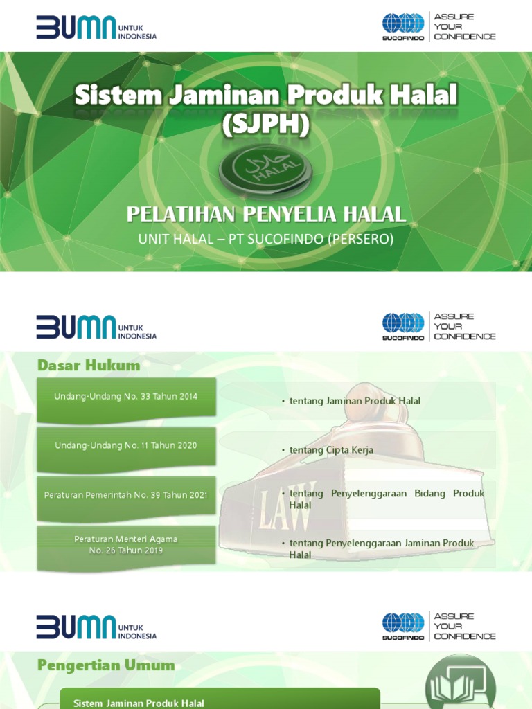 Halal - MATERI SJPH 2021 | PDF