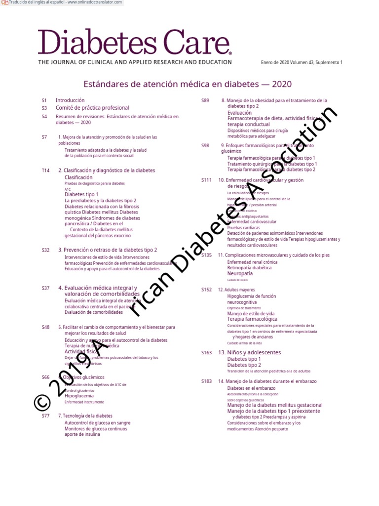 Standards - of - Care - 2020 (Primera Traduccin) .En - Es | PDF ...