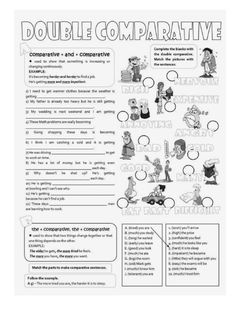 Double and Proportional Comparatives | PDF