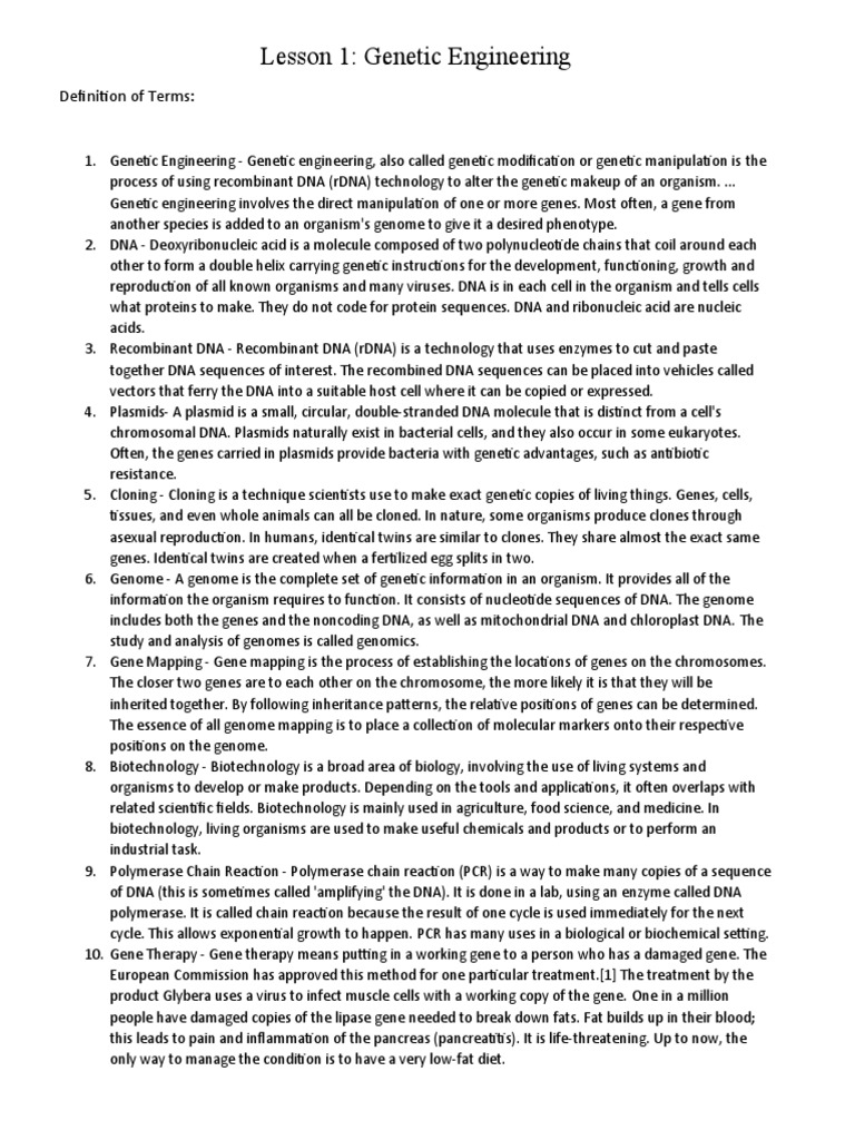 General Biology (Q1) | PDF | Dna | Gene