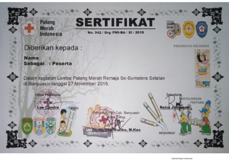 Sertifikat PMR | PDF