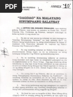 Sinumpaang Salaysay Sample | PDF