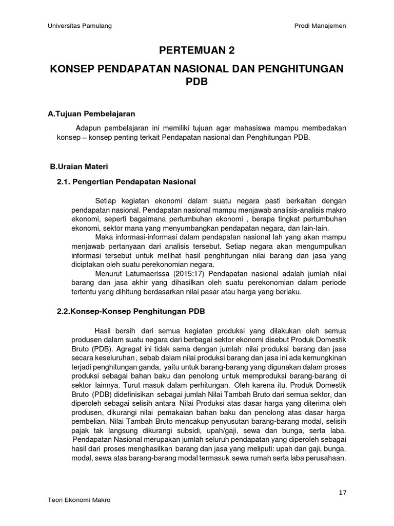 Modul Pertemuan 2 | PDF | Pengelolaan Keuangan & Uang | Ilmu Sosial