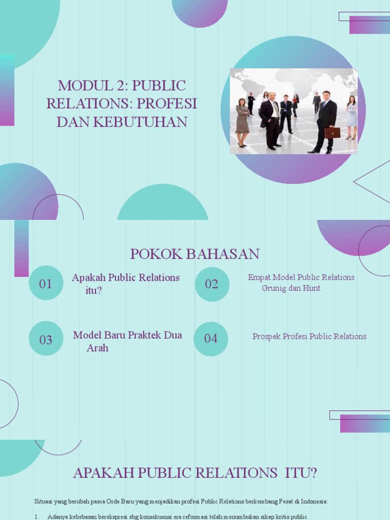 Peran dan Model Public Relations di Indonesia | PDF