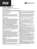 Instructions For Form 3520-A: (Rev. December 2023) | PDF | Tax ...