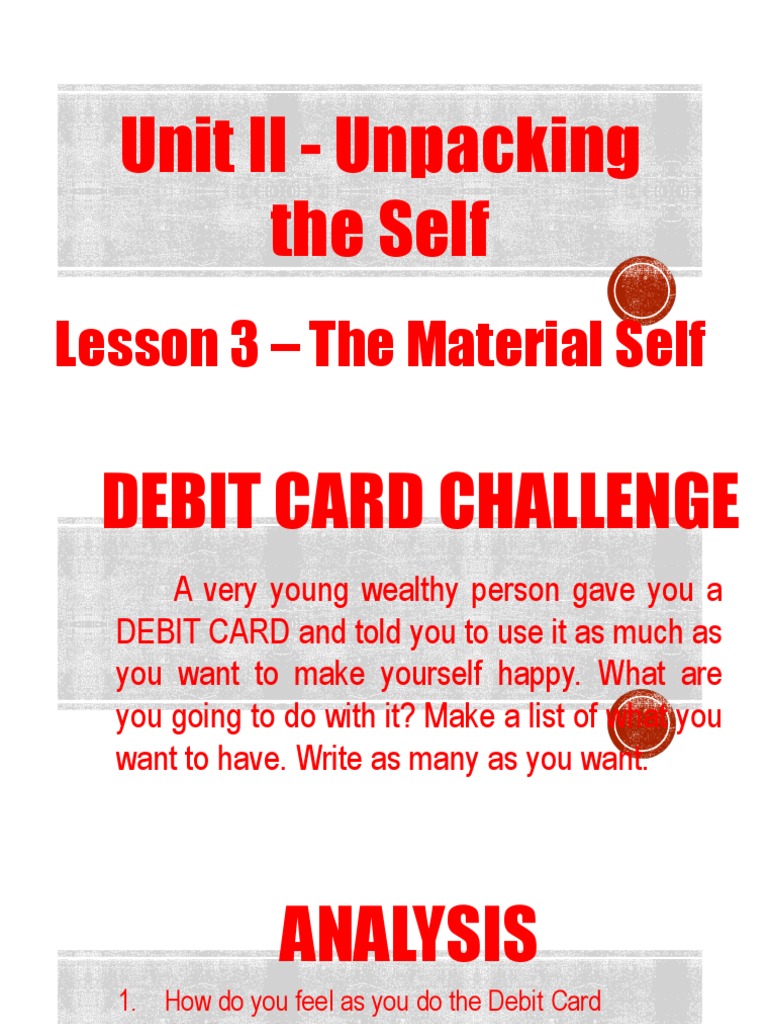 Understanding the Material Self: An Exploration of How Possessions ...