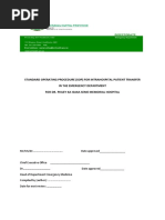 Interfacility Transfer Checklist | PDF | Intensive Care Unit | Medical ...