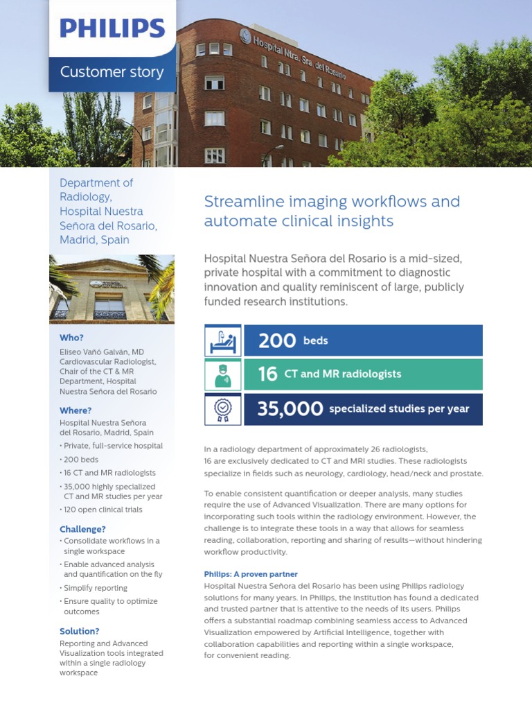 The Philips Guide To Remote Radiology Reporting: Customer Story | PDF ...