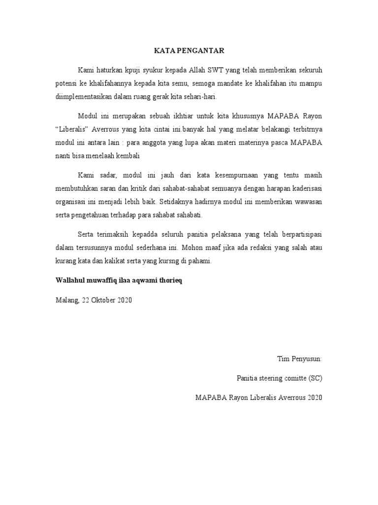 Modul Mapaba Fix | PDF