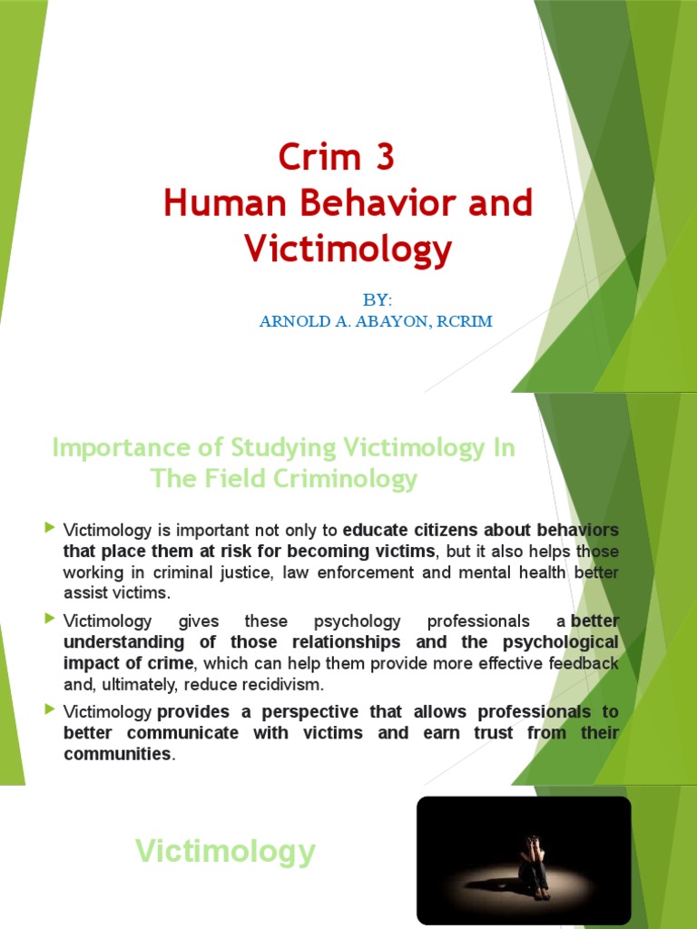 Theories of Victimization | PDF | Deviance (Sociology) | Victimology