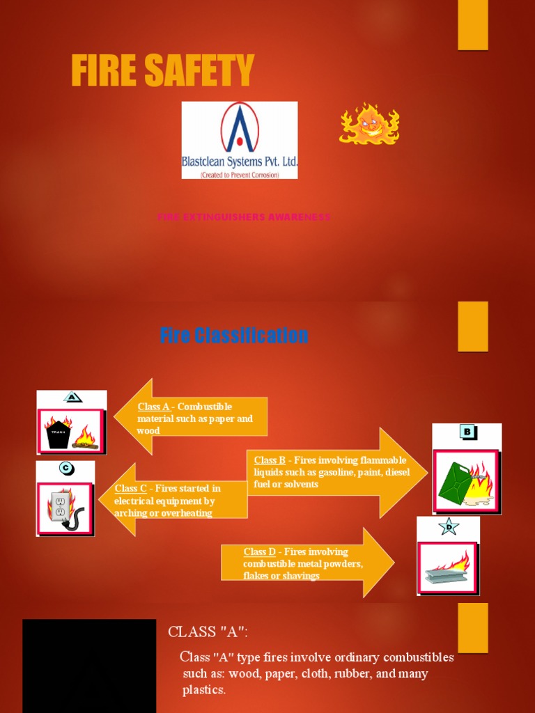 FIRE SAFETY - Presentation BCS | PDF | Chemistry | Materials