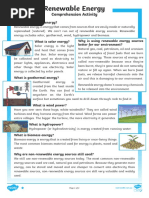 Role Play Renewable Energy Sources. Wave Energy | PDF | Solar Power ...