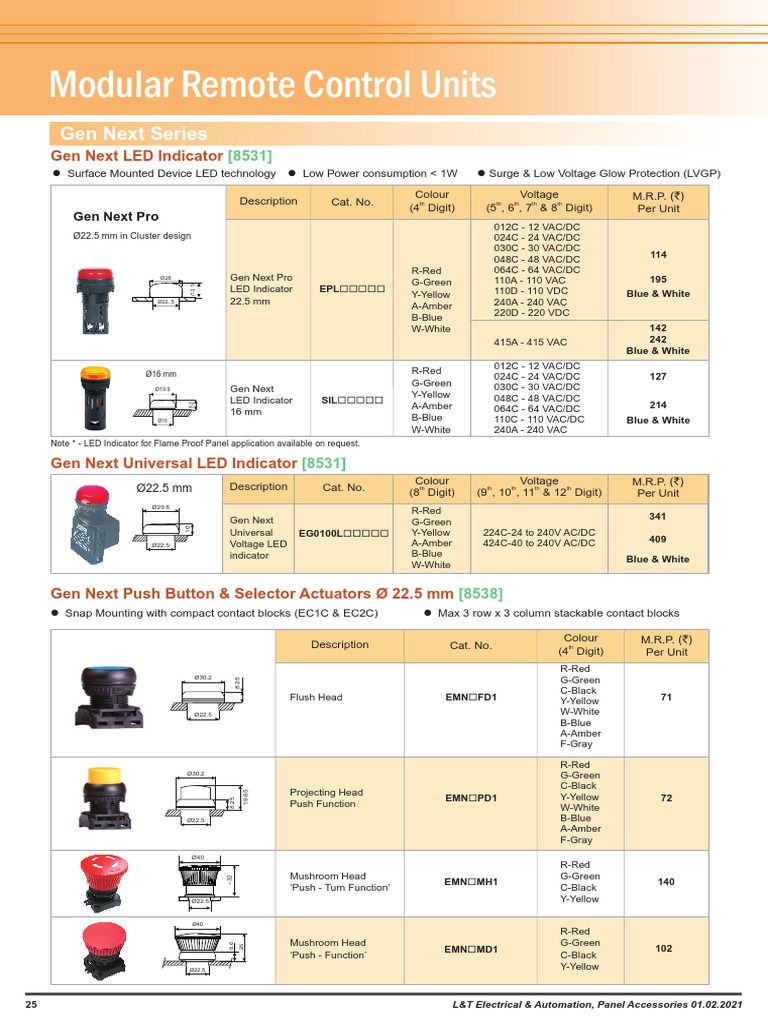 LED Lamp PL (L&T) - 2021 | PDF | Electrical Engineering | Components