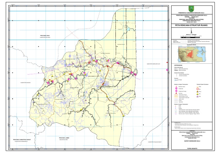 Peta Struktur Ruang | PDF