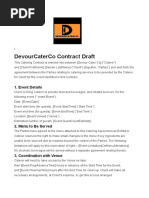 Sample Wedding Emcee Contract of Service | PDF | Fee | Cheque