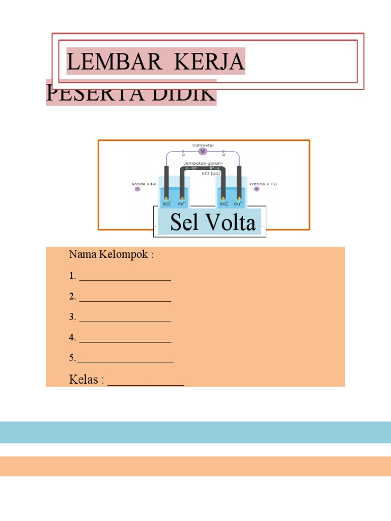 LKPD Sel Volta | PDF | Sains & Matematika