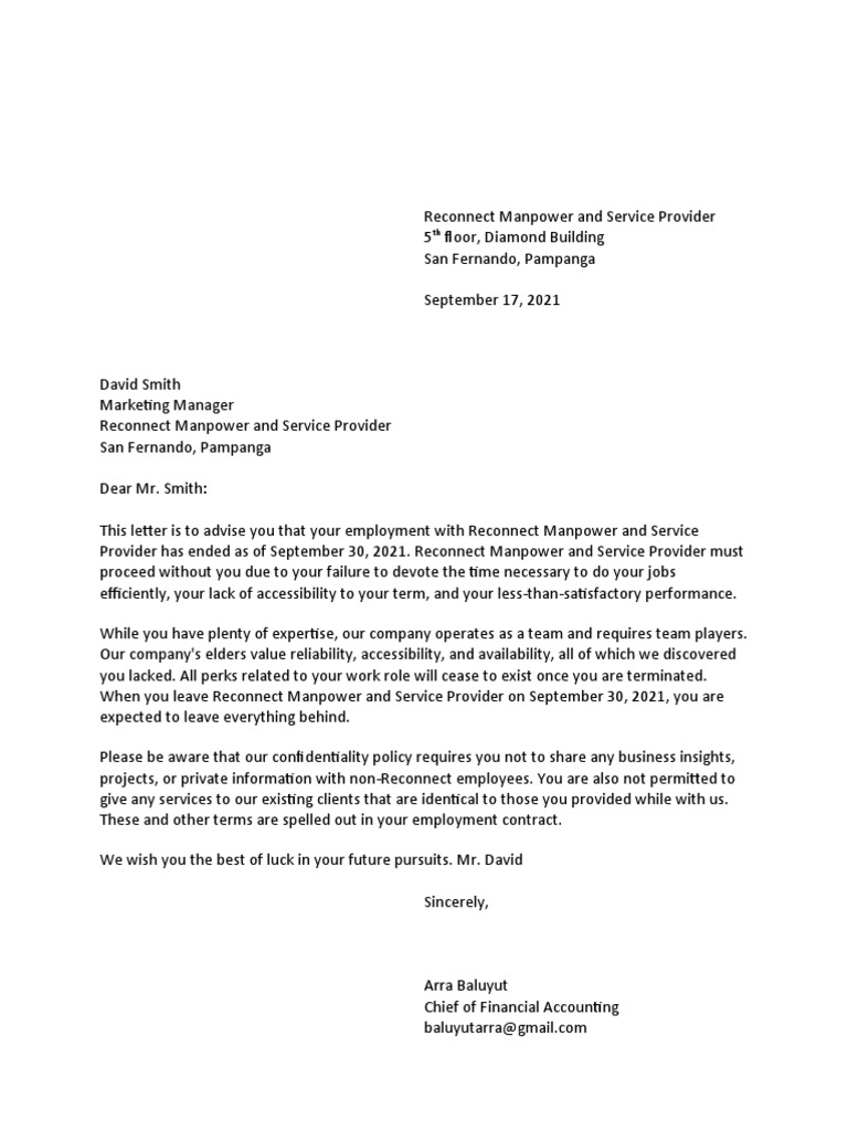 Modified Letter Format | PDF