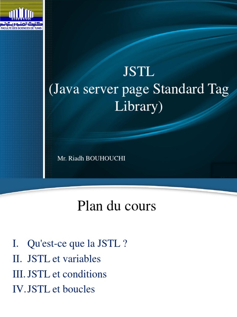 JSTL Jee | PDF | Structure de contrôle | Java (Langage de programmation)