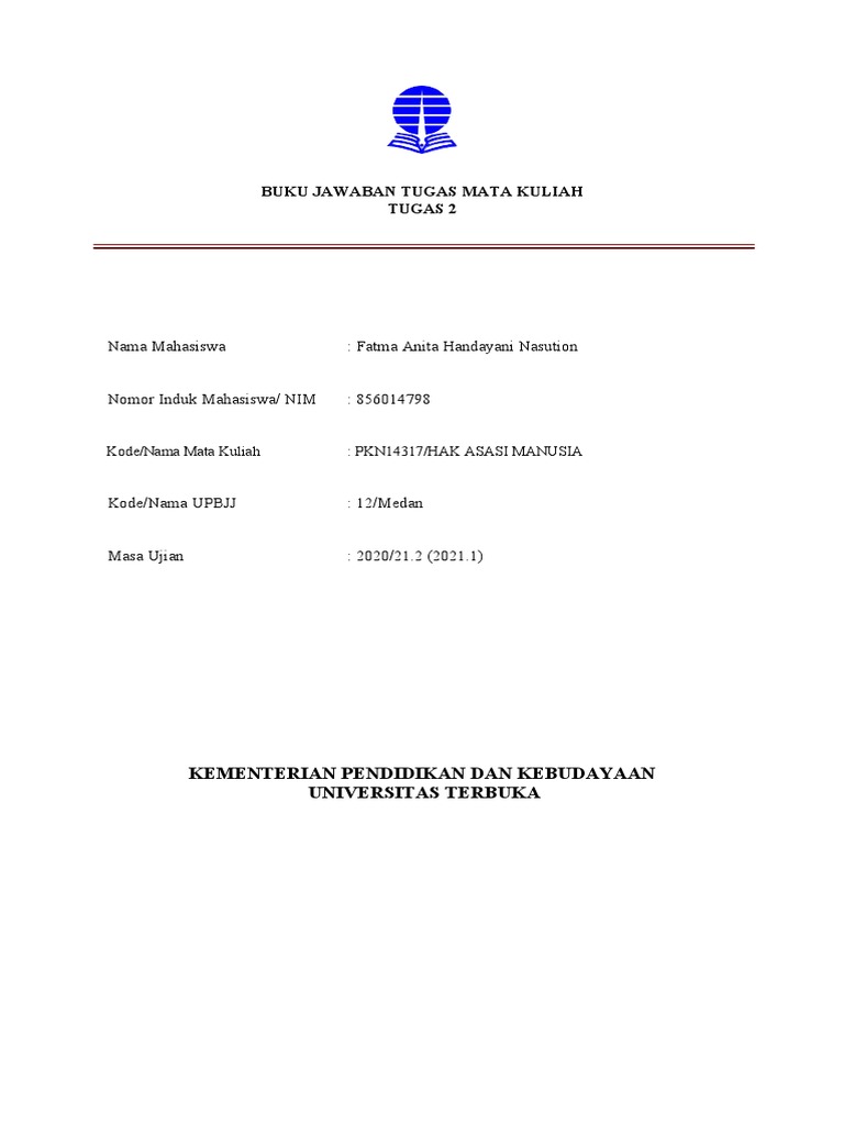 Lembar Jawaban PKN TT 2 | PDF