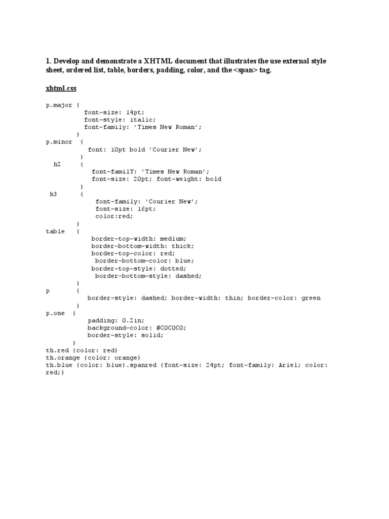 Final Web Lab Manual-1 | PDF | World Wide Web | Cascading Style Sheets
