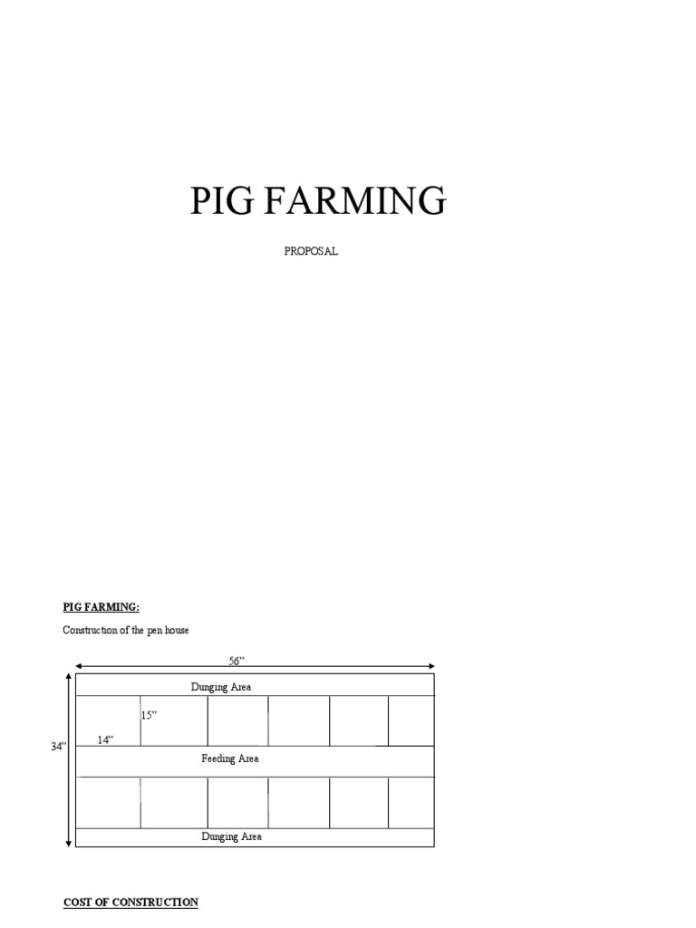 Pig Farming | PDF