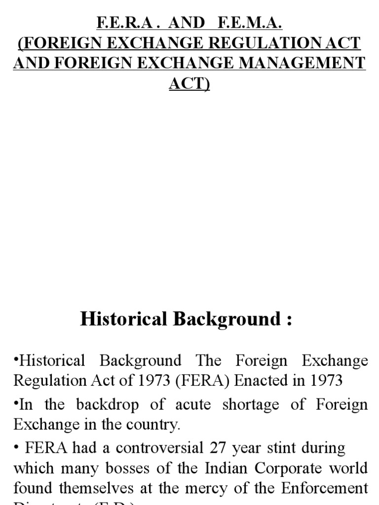 Fera and Fema | PDF | Economies | Government