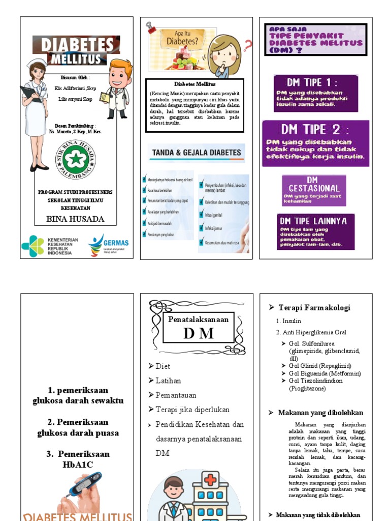 Leaflet Diabetes Mellitus-1 | PDF