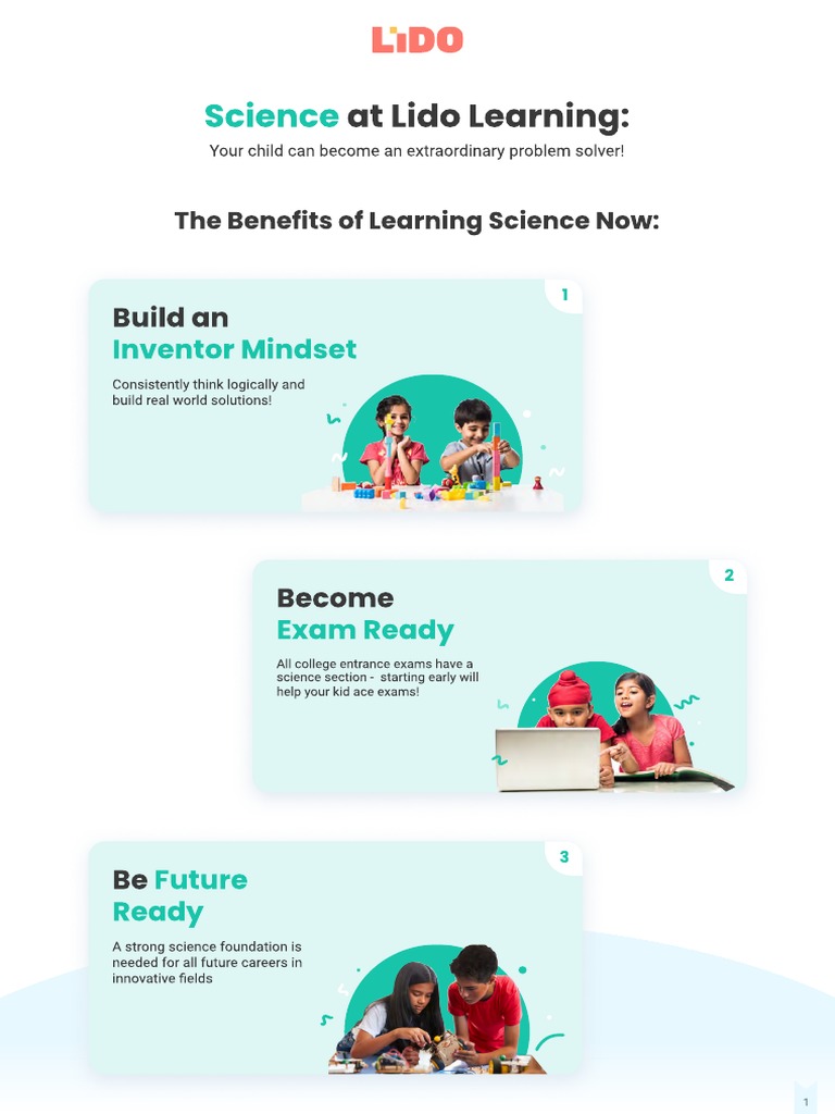 Science at Lido Learning:: Build An Inventor Mindset | PDF | Project ...