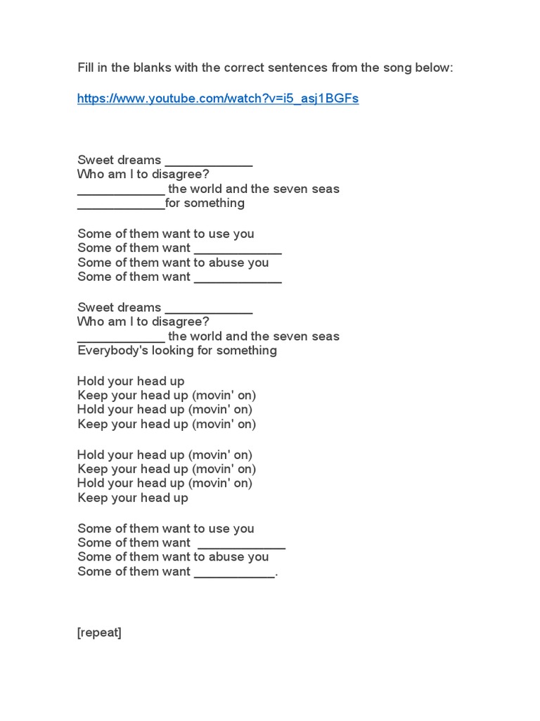 Song Passive Voice | PDF
