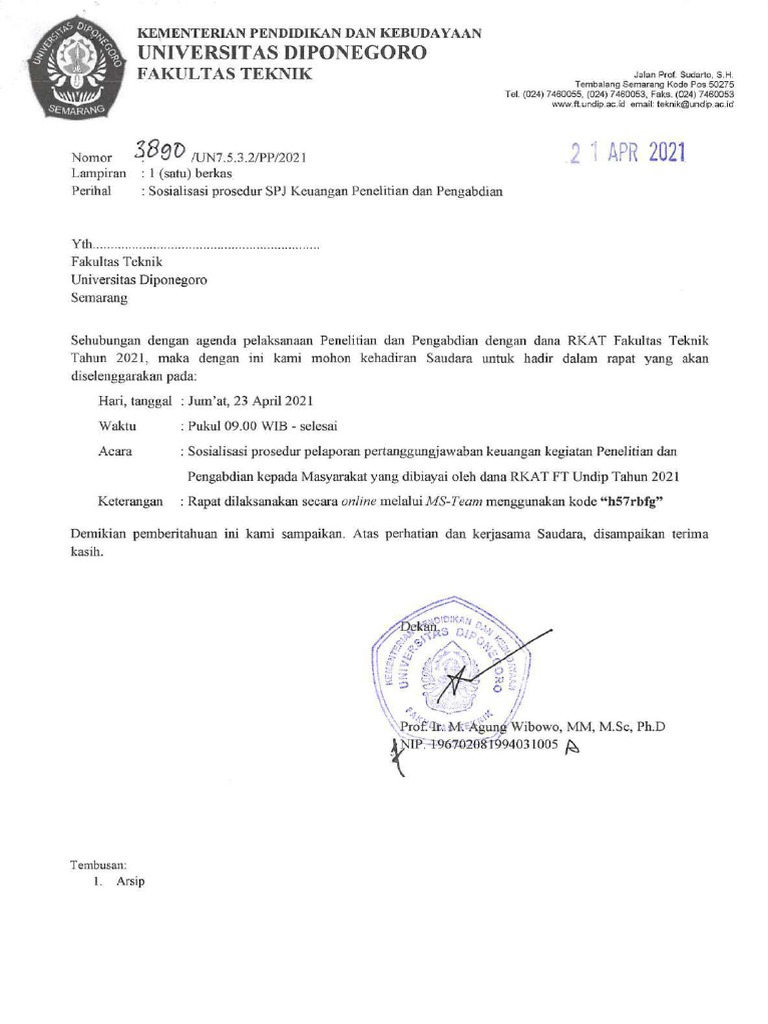 Sosialiasi Prosedur SPJ Keuangan Penelitian Pengabdian Masyarakat Jumat ...