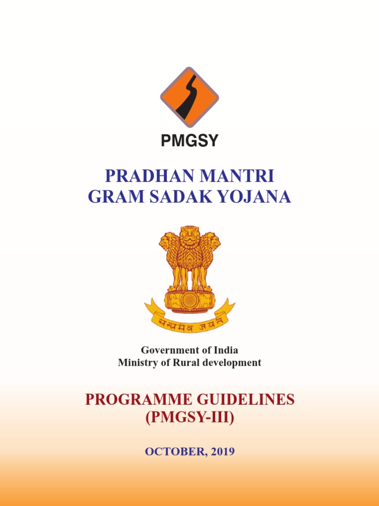 PMGSY III Guidelines | PDF | Road