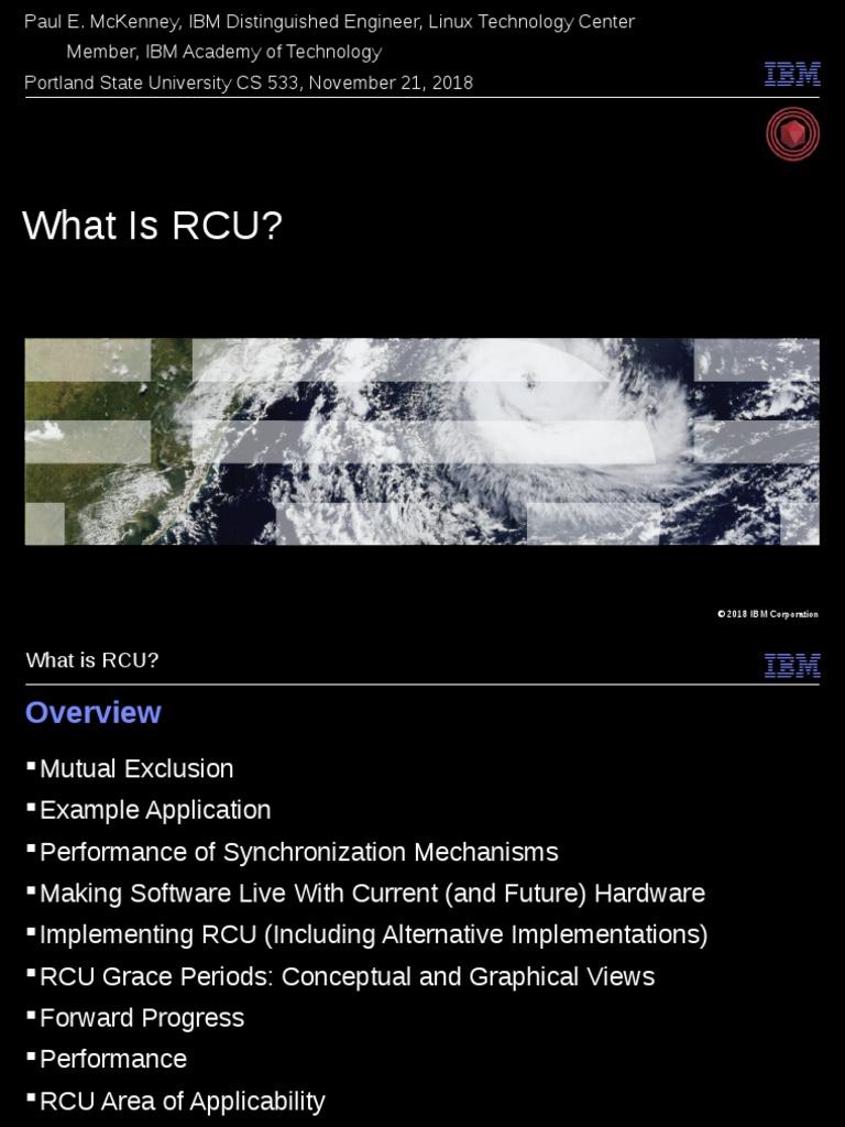 What Is RCU (2018) - Paul E. McKenney | PDF | Central Processing Unit ...