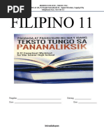 Pagbabasa at Pagsulat Grade 11 SHS Notes | PDF