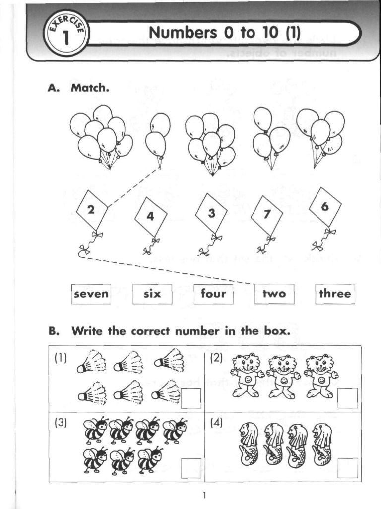 Singapore Primary Mathematics 1A1B Extra Practice | PDF