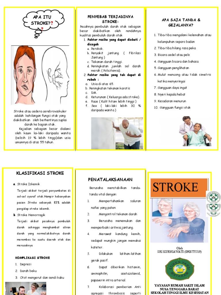 Leaflet Cva Stroke | PDF