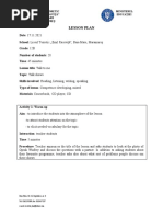 2-1 Lesson Plan-Countries and Nationalities | PDF | Education Theory ...